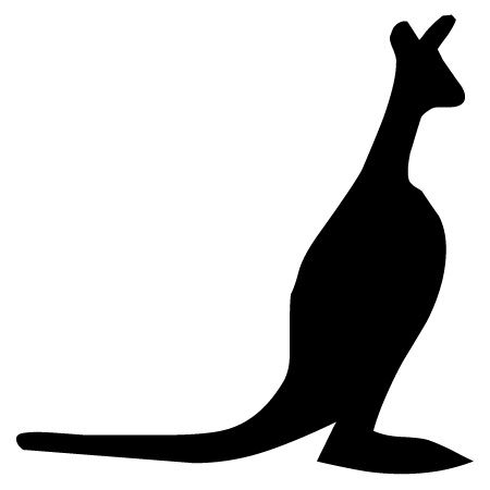 Kangaroo Iron on Transfer